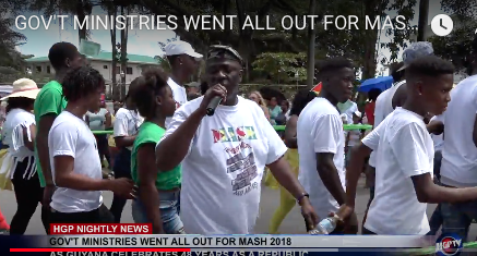 Several Government Ministries went all out for the 2018 mash float ...