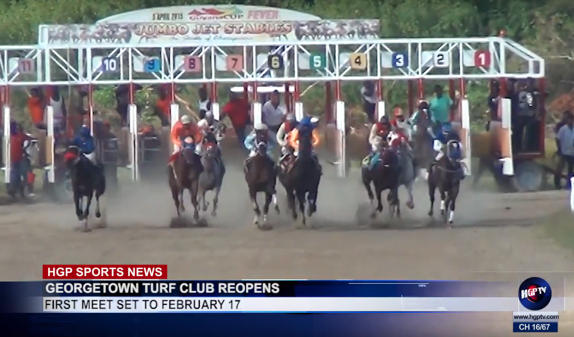 GEORGETOWN TURF CLUB REOPENS - HGP TV - Nightly News, Guyana