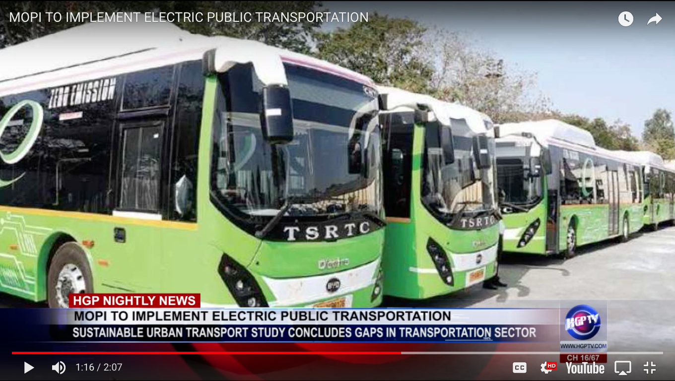MOPI TO IMPLEMENT ELECTRIC PUBLIC TRANSPORTATION - HGPTV - Guyana's ...