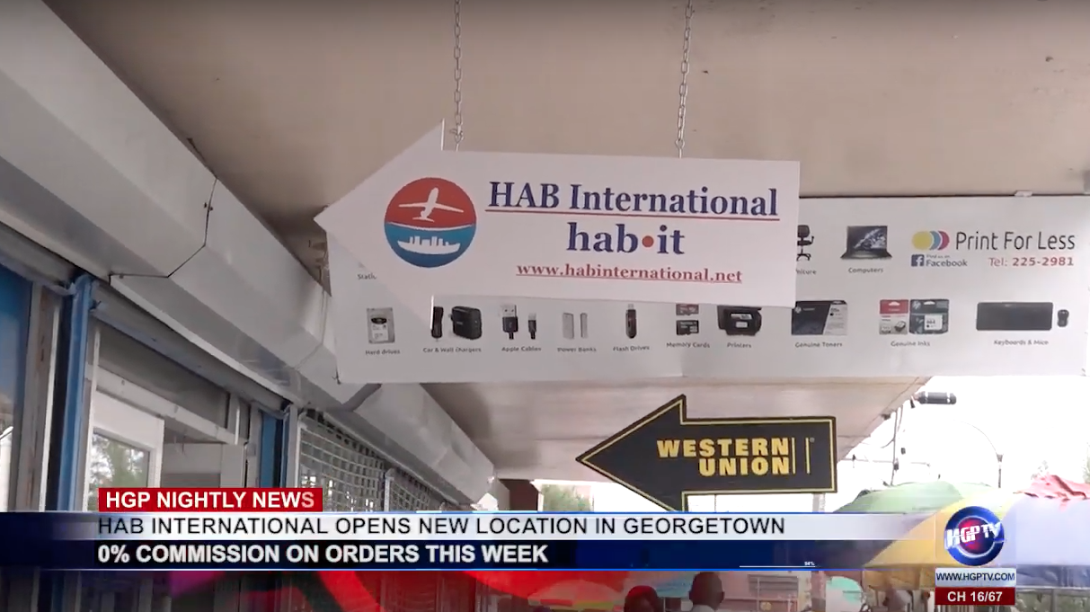 HAB INTERNATIONAL OPENS NEW LOCATION IN GEORGETOWN - HGPTV - Guyana's ...