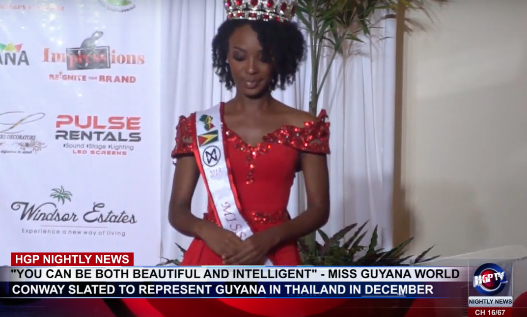 YOU CAN BE BOTH BEAUTIFUL AND INTELLIGENT – MISS GUYANA WORLD - HGPTV ...