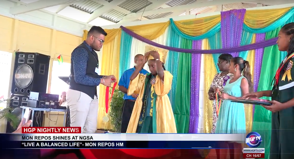 MON REPOS SHINES AT NGSA - HGPTV - Guyana's Nightly News and ...