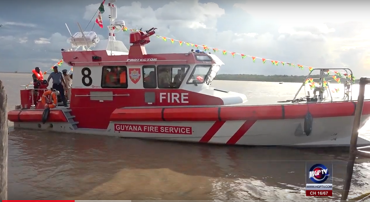 GUYANA FIRE SERVICE GETS STATE OF THE ART US$1 4M RIVER VESSEL - HGPTV ...
