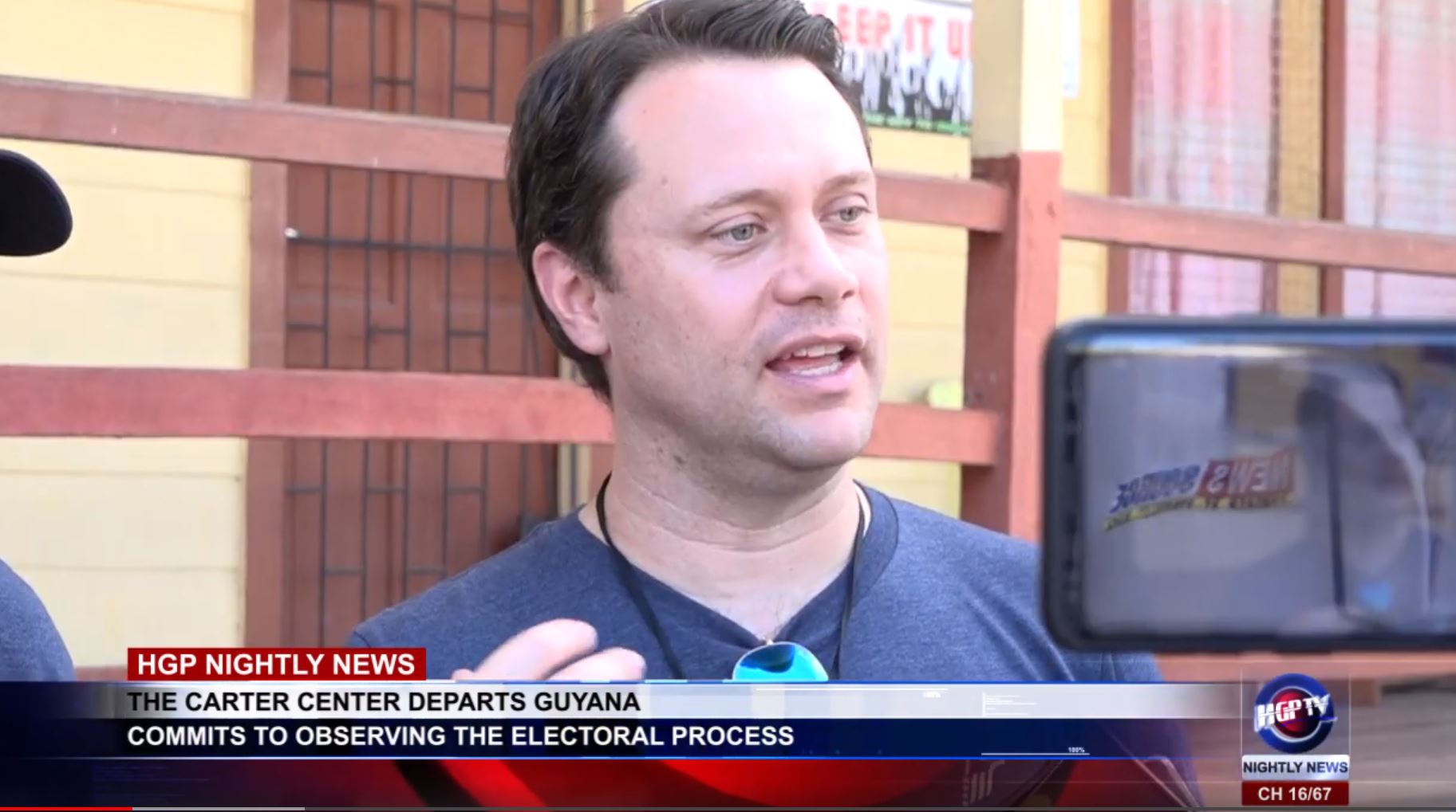 THE CARTER CENTER DEPARTS GUYANA - HGPTV - Guyana's Nightly News and ...