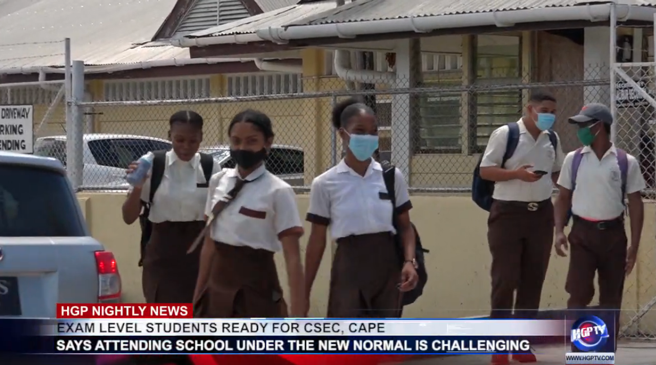 EXAM LEVEL STUDENTS READY FOR CSEC, CAPE - HGPTV - Guyana's Nightly ...