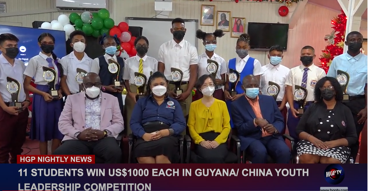 11 STUDENTS WIN US$1000 EACH IN GUYANA CHINA YOUTH LEADERSHIP ...