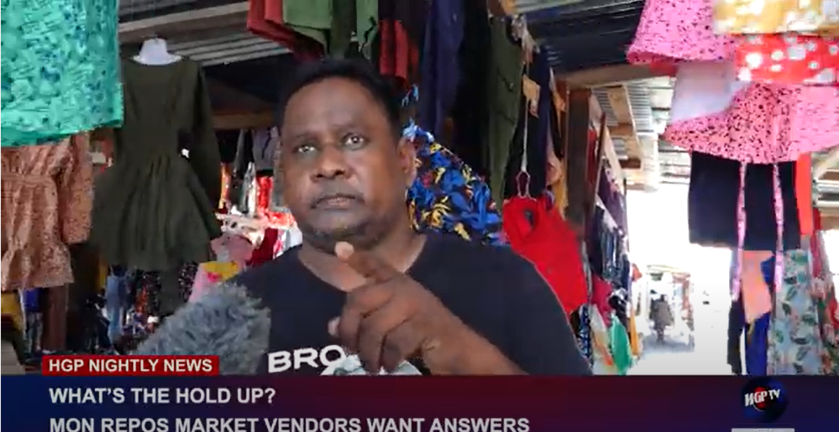 WHAT’S THE HOLD-UP? MON-REPOS MARKET VENDORS WANT ANSWERS - HGPTV ...