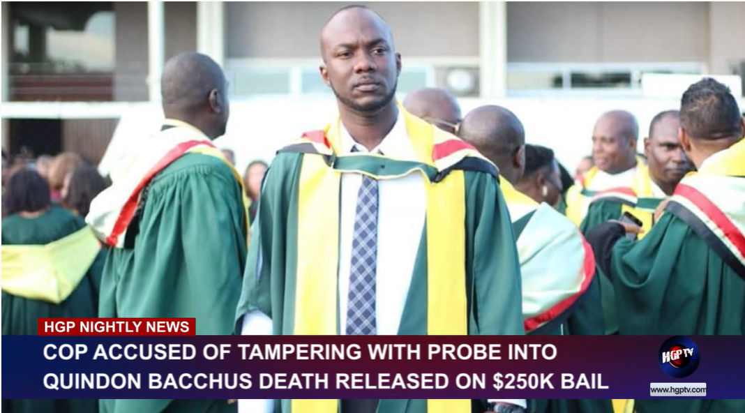 Cop accused of tampering with probe into Quindon Bacchus death released ...