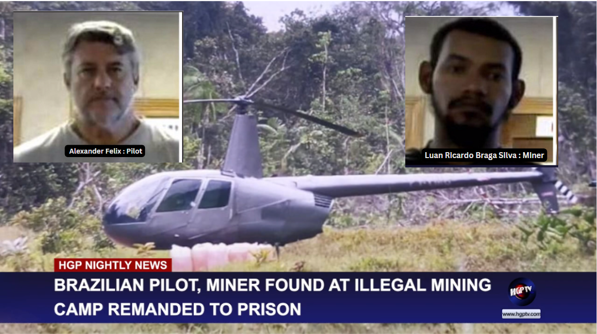 Brazilian pilot and miner found at illegal mining camp remanded to ...