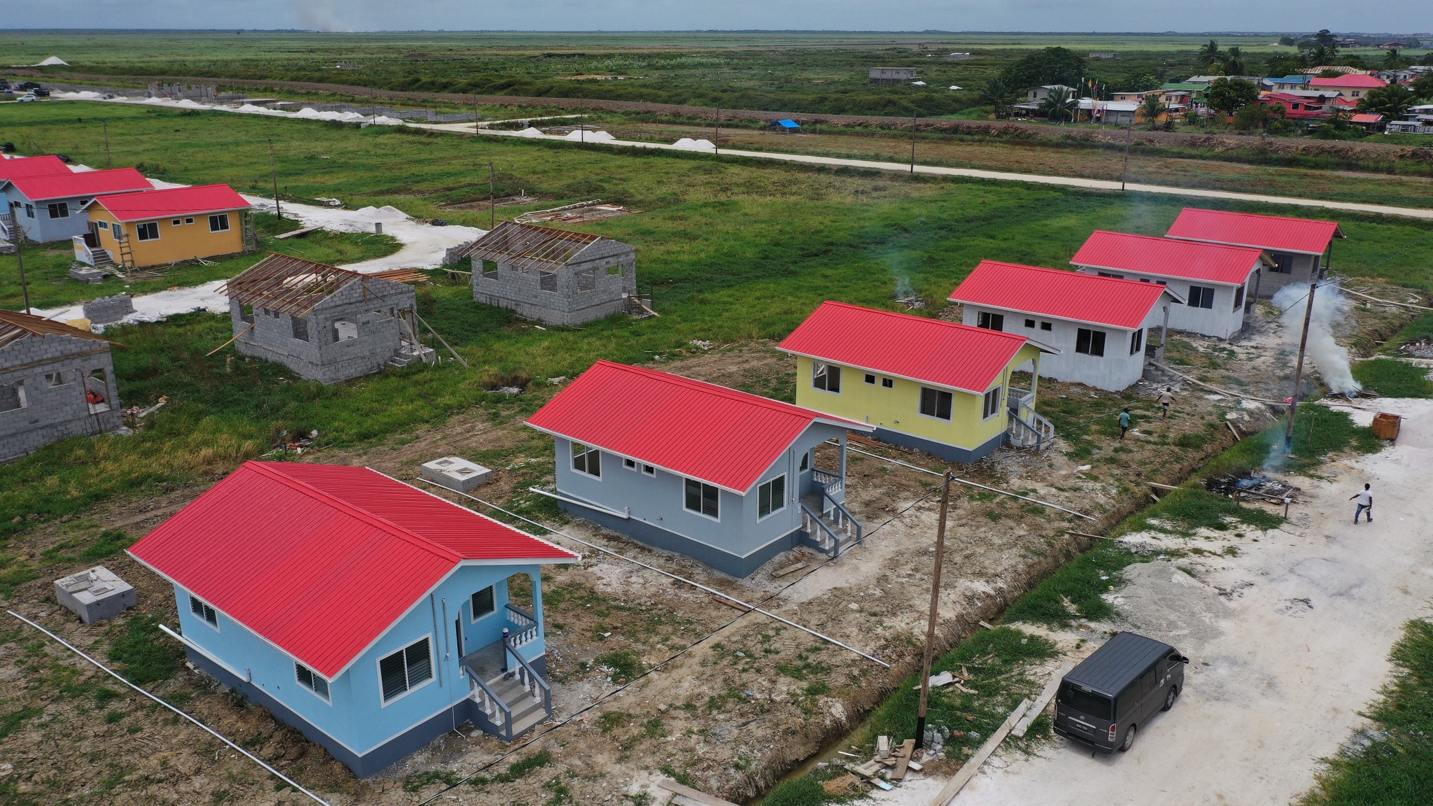 Construction of low-income housing units in Region Three moving as ...