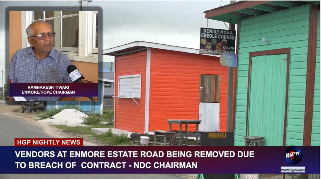 VENDORS AT ENMORE ESTATE ROAD BEING REMOVED DUE TO BREACH OF CONTRACT ...