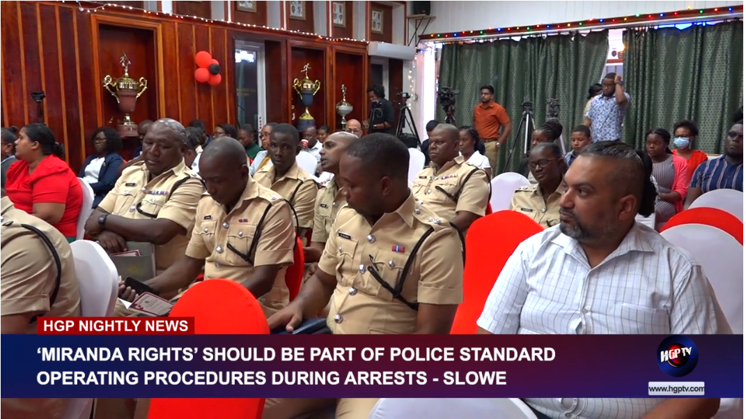 ‘MIRANDA RIGHTS’ SHOULD BE PART OF POLICE STANDARD OPERATING PROCEDURES ...