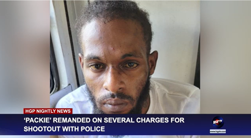 ‘PACKIE’ REMANDED ON SEVERAL CHARGES FOR A SHOOTOUT WITH POLICE - HGPTV ...