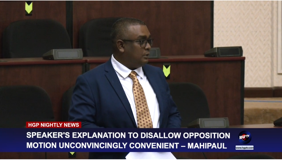 SPEAKER’S EXPLANATION TO DISALLOW OPPOSITION MOTION UNCONVINCINGLY ...