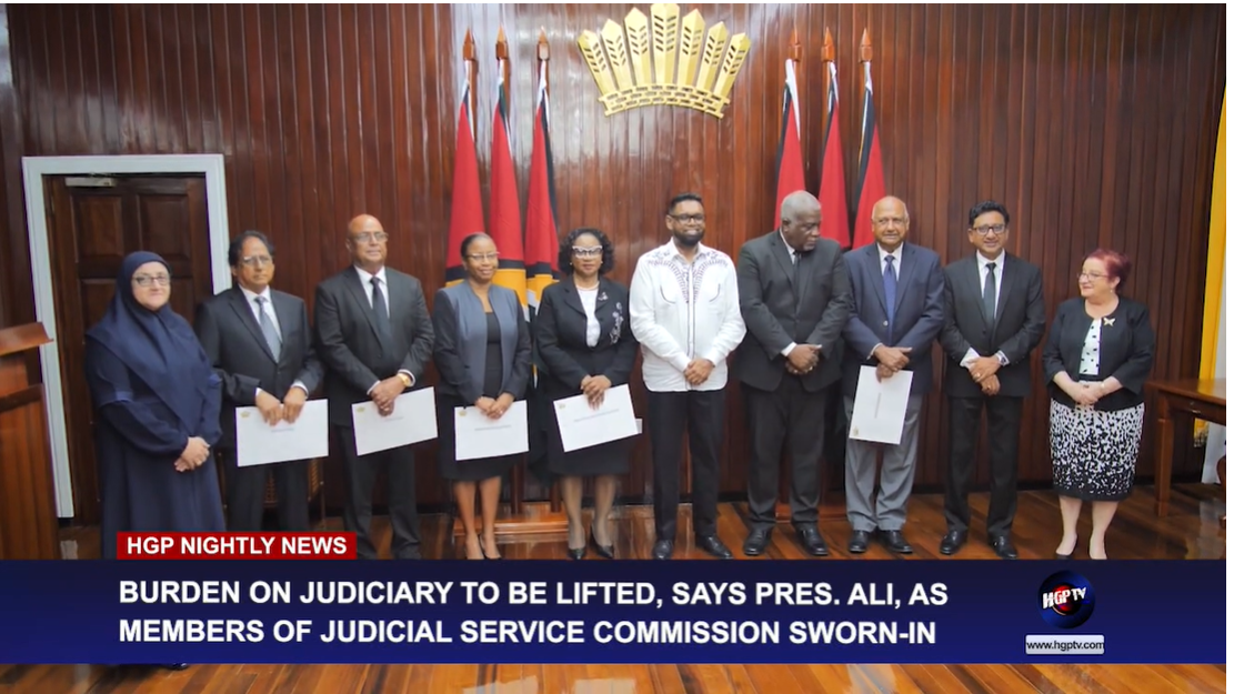 BURDEN ON JUDICIARY TO BE LIFTED, SAYS PRES ALI, AS MEMBERS OF JUDICIAL ...