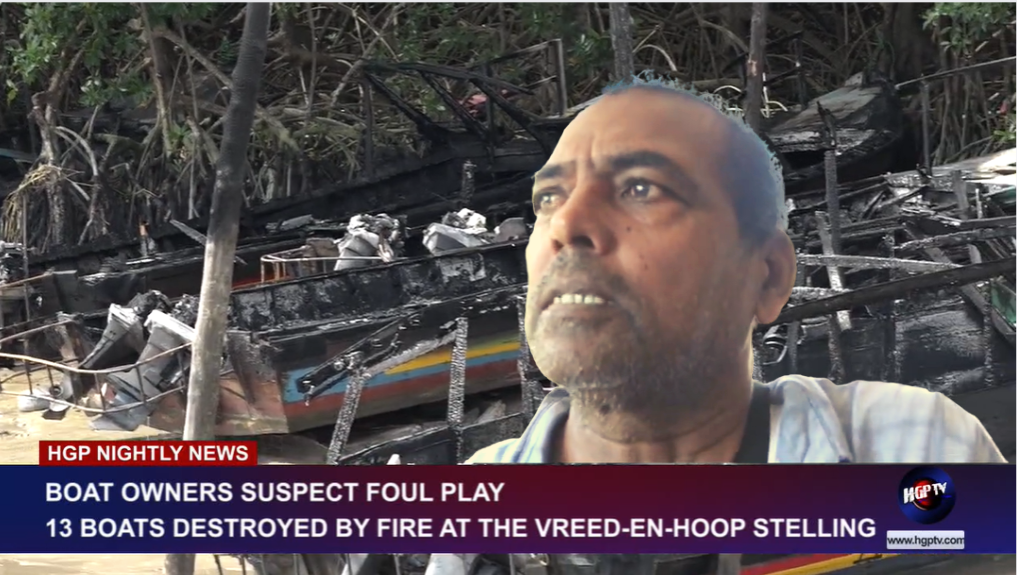 BOAT OWNERS SUSPECT FOUL PLAY – 13 BOATS DESTROYED BY FIRE AT THE VREED ...