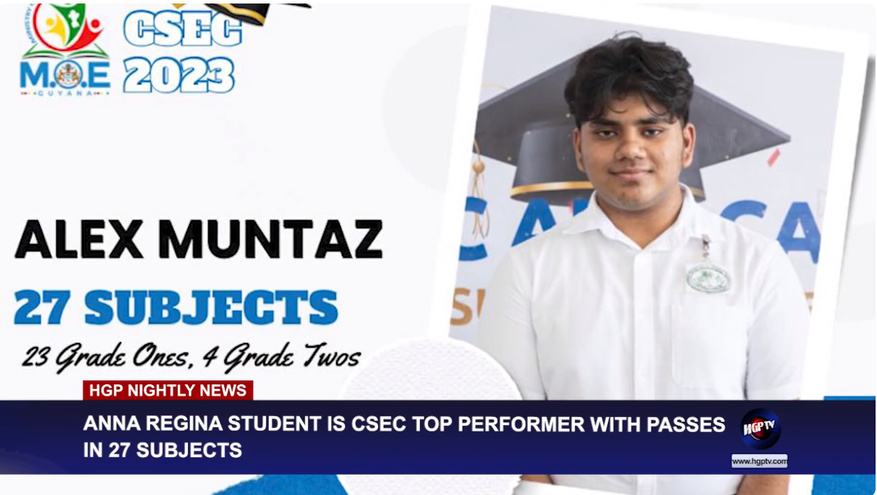 ANNA REGINA STUDENT IS CSEC’S TOP PERFORMER WITH PASSES IN 27 SUBJECTS ...
