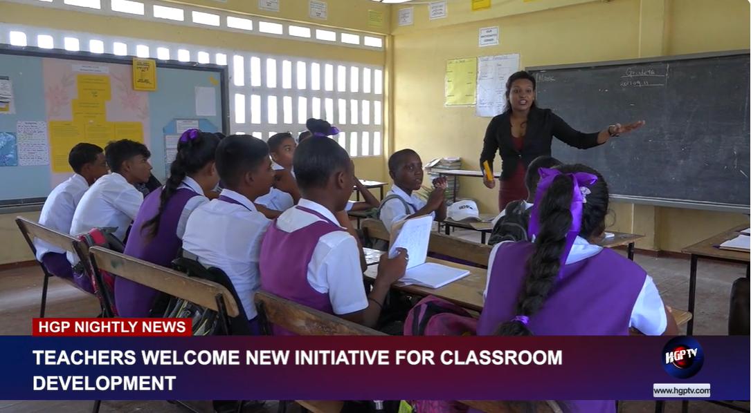 Teachers welcome new initiatives for classroom development. - HGPTV - Guyana's Nightly News and ...