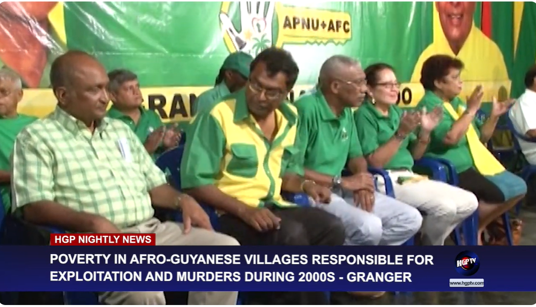 POVERTY IN AFRO GUYANESE VILLAGES RESPONSIBLE FOR EXPLOITATION AND ...