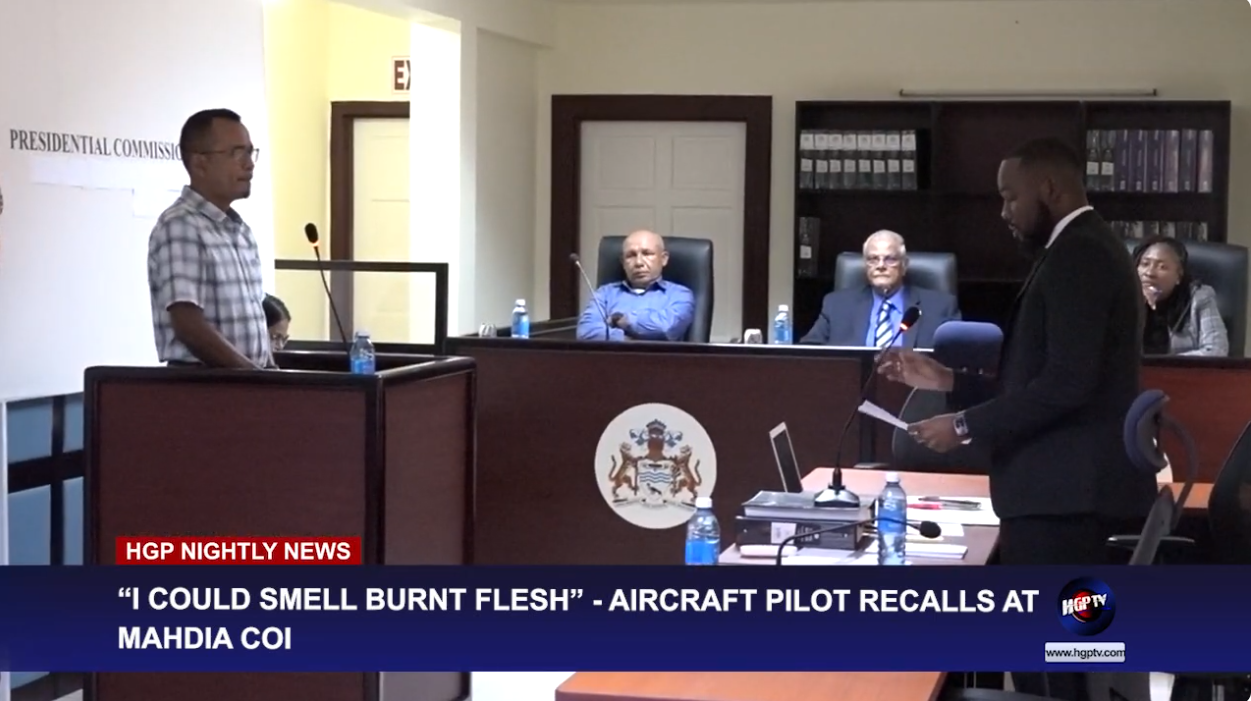 “I COULD SMELL BURNT FLESH,” AIRCRAFT PILOT RECALLS AT MAHDIA COI ...