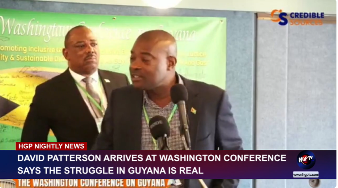 DAVID PATTERSON ARRIVES AT WASHINGTON CONFERENCE – SAYS THE STRUGGLE IS ...