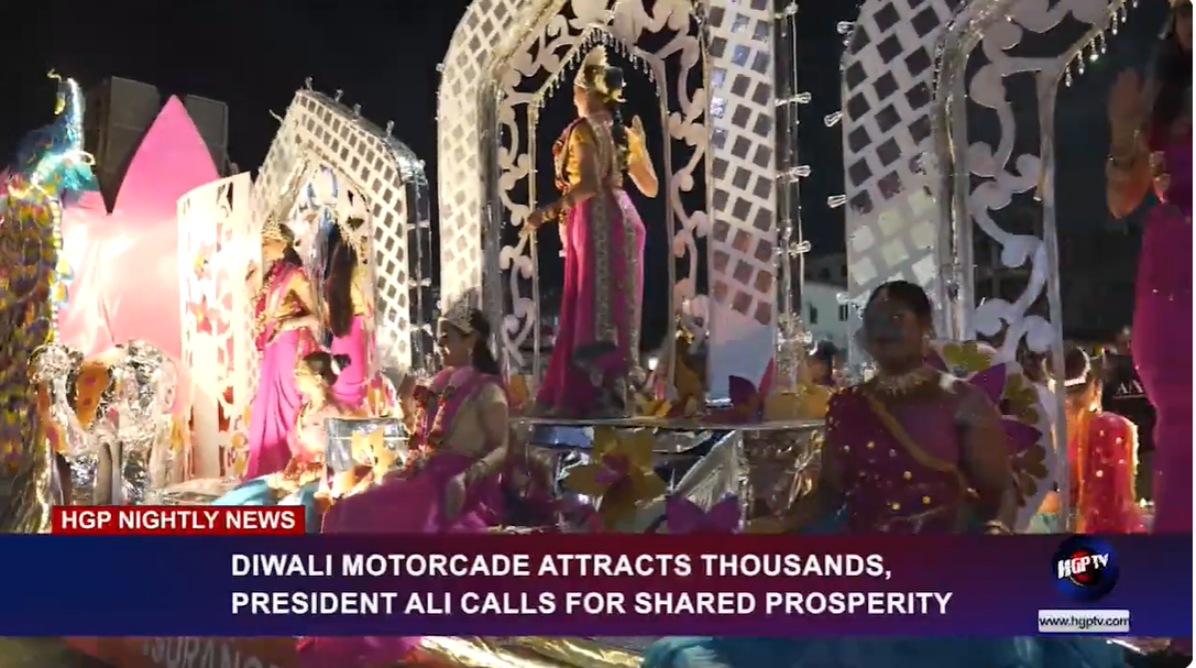 DIWALI MOTORCADE ATTRACTS THOUSANDS AS PRESIDENT ALI CALLS FOR SHARED ...