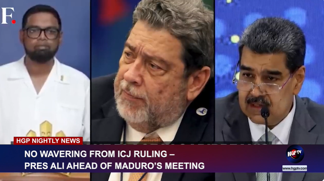 NO WAVERING FROM ICJ RULING – PRESIDENT ALI AHEAD OF MADURO’S MEETING ...