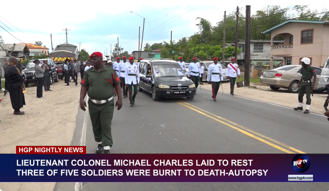 LIEUTENANT COLONEL MICHAEL CHARLES LAID TO REST THREE OF FIVE SOLDIERS ...