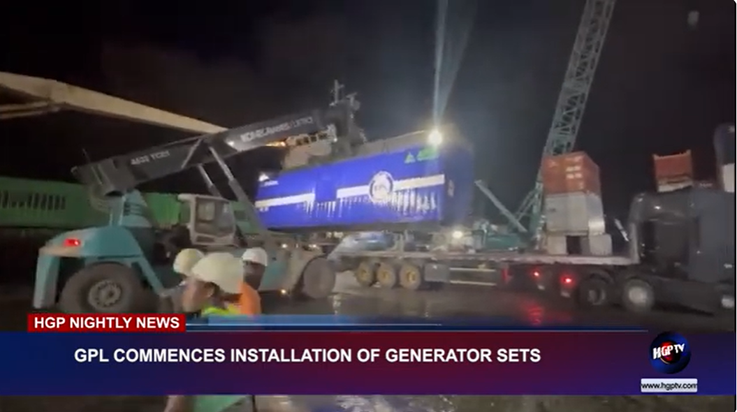 GPL COMMENCES INSTALLATION OF GENERATOR SETS - HGPTV - Guyana's Nightly ...