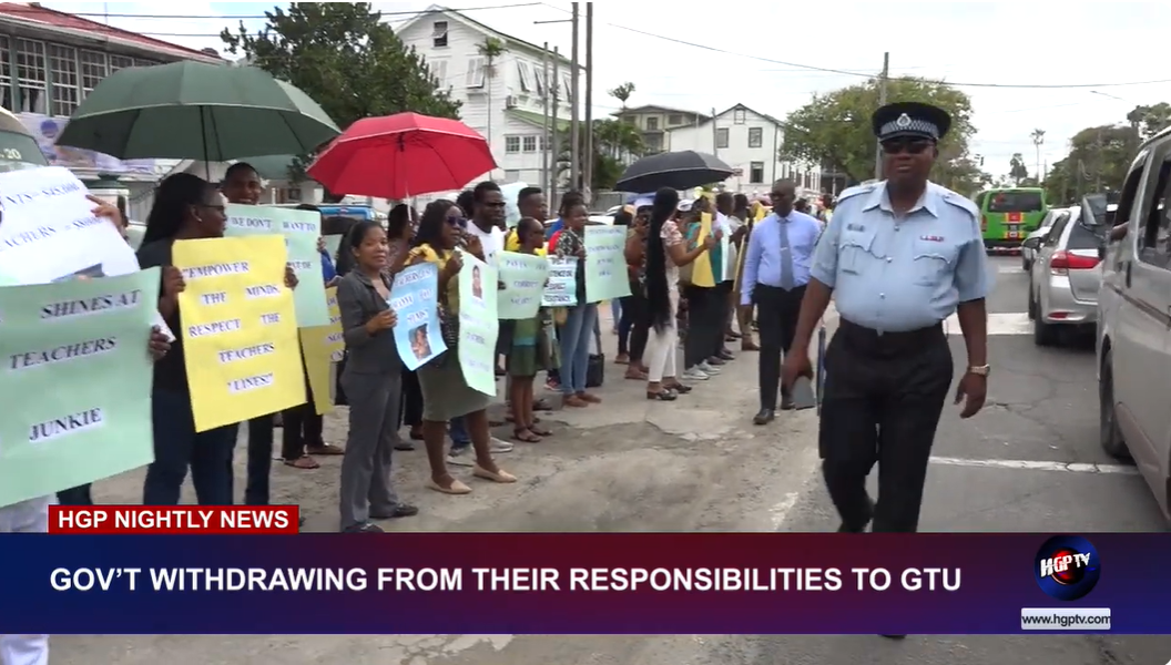 GOVERNMENT WITHDRAWING FROM THEIR RESPONSIBILITIES TO GUYANA TEACHERS ...