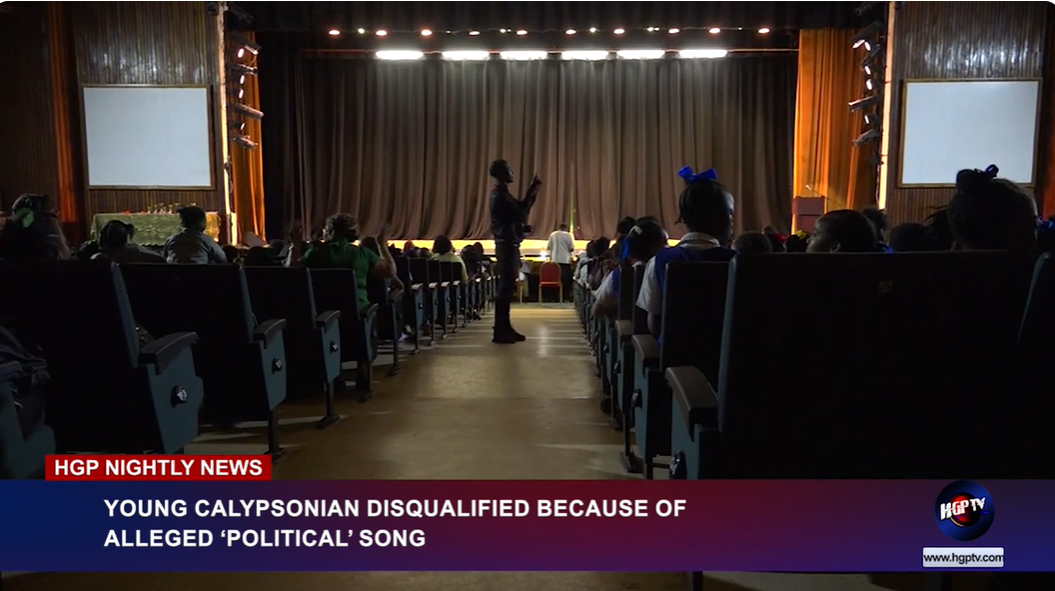 YOUNG CALYPSONIAN DISQUALIFIED BECAUSE OF ALLEGED ‘ POLITICAL SONG ...