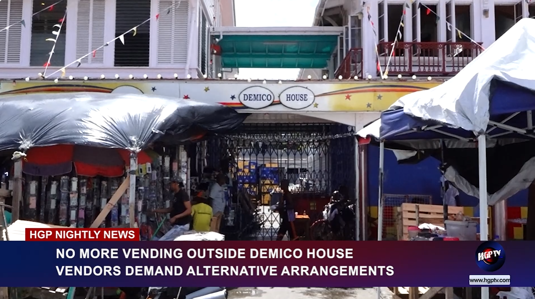 NO MORE VENDING OUTSIDE DEMICO HOUSE. MAYOR & CITY COUNCIL TO EARMARK ...